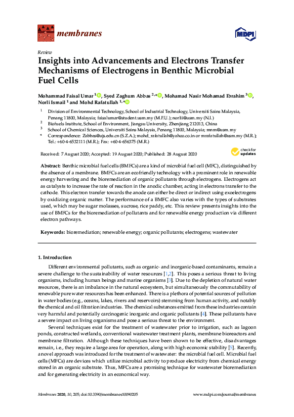 (PDF) Insights into Advancements and Electrons Transfer Mechanisms of ...