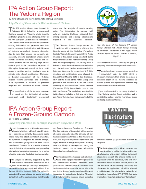 (PDF) Ice-Rich Yedoma Permafrost: A Synthesis of Circum-Arctic ...
