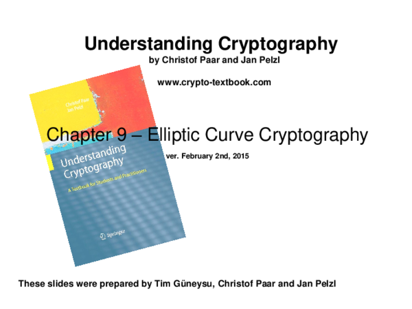 (PDF) Understanding Cryptography