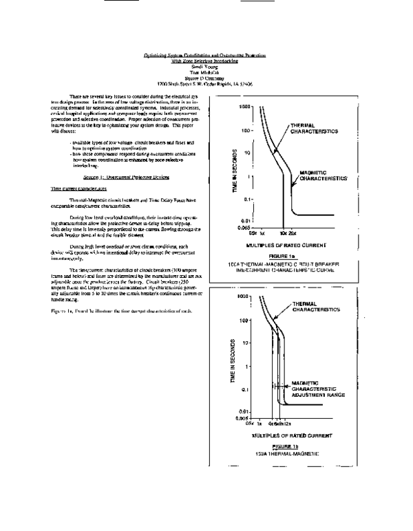 (PDF) Optimizing system coordination and overcurrent protection with ...