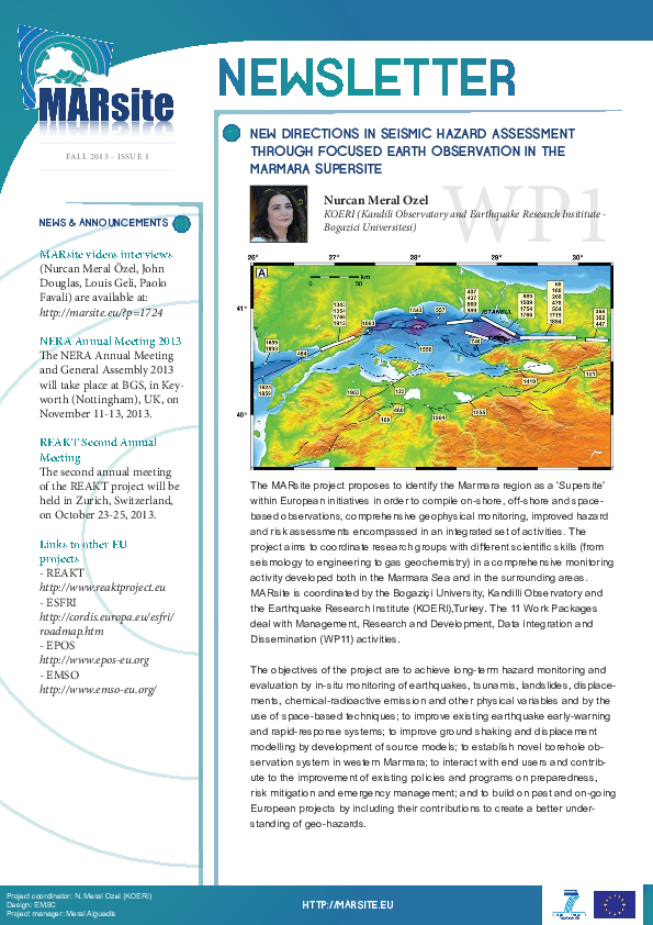 (PDF) New Directions in Seismic Hazard Assessment through Focused Earth ...