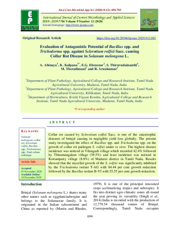 (PDF) Combined Application of Trichoderma longibrachiatum T(SP)-20 and Trichoderma asperellum T ...