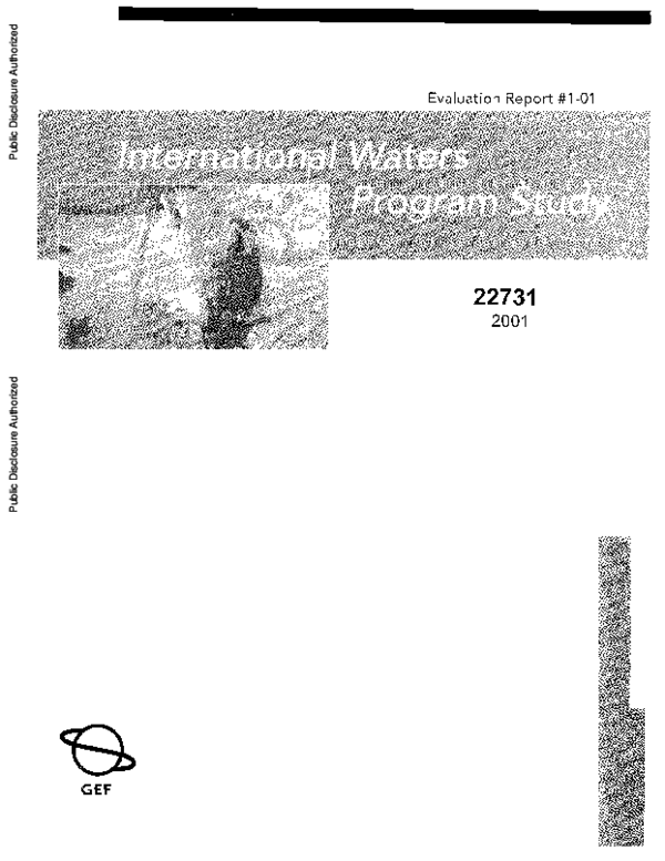 (PDF) International waters program study