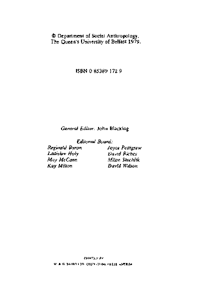 (PDF) Segmentary lineage systems reconsidered. Ed. Ladislav Holy ...