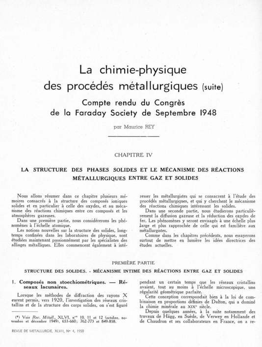 (PDF) La chimie-physique des procédés métallurgiques (suite)