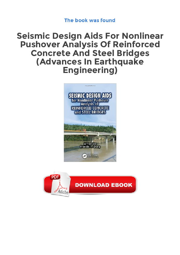 (PDF) Seismic Design Aids for Nonlinear Pushover Analysis of Reinforced Concrete and Steel Bridges
