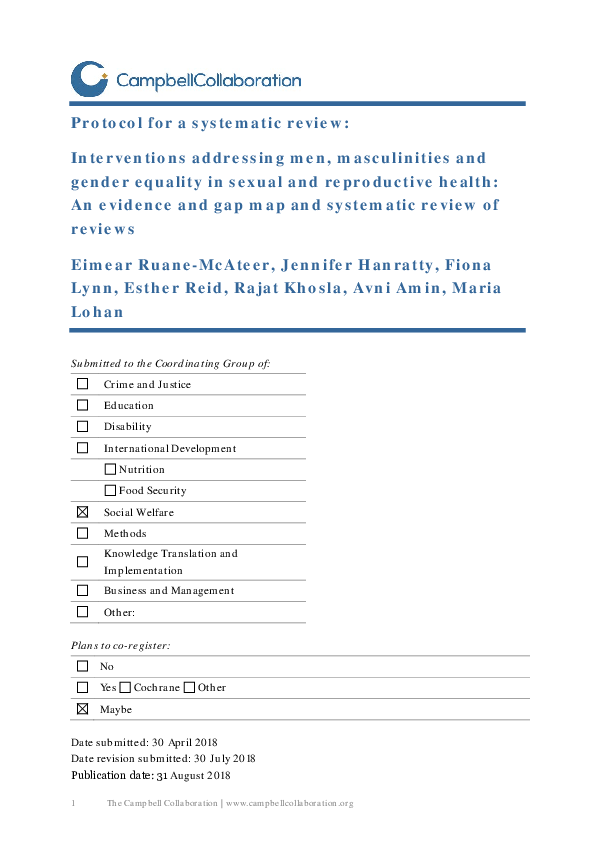(PDF) PROTOCOL: Protocol for a systematic review: Interventions ...
