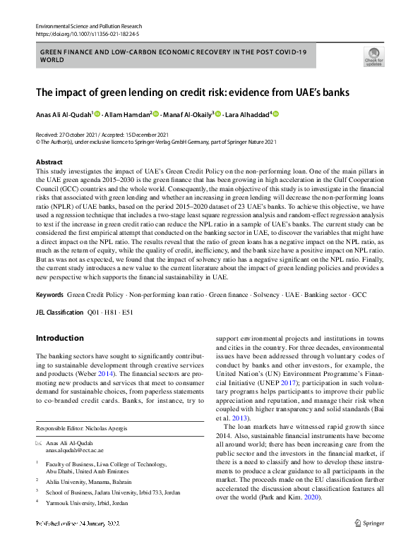 pdf-the-impact-of-green-lending-on-credit-risk-evidence-from-uae-s