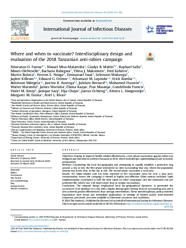 (PDF) Where and when to vaccinate? Interdisciplinary design and ...