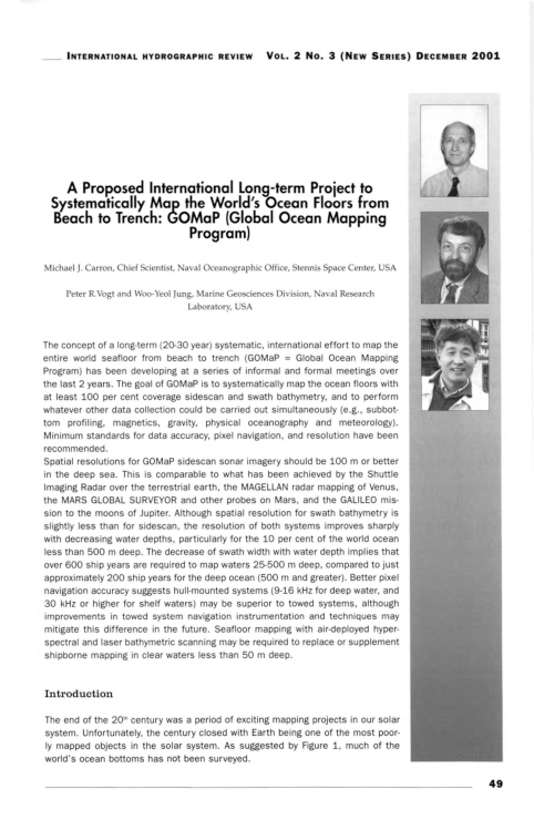 (PDF) A Proposed International Long-term Project to Systematically Map ...