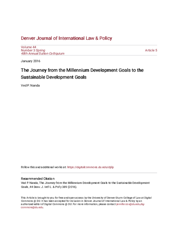 PDF The Journey From The Millennium Development Goals To The Sustainable Development Goals pdf-the-journey-from-the-millennium-development-goals-to-the-sustainable-development-goals