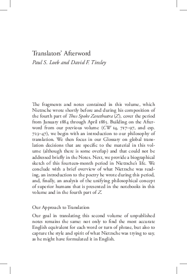 (PDF) Nietzsche's Philosophical Concept of Superior Humans