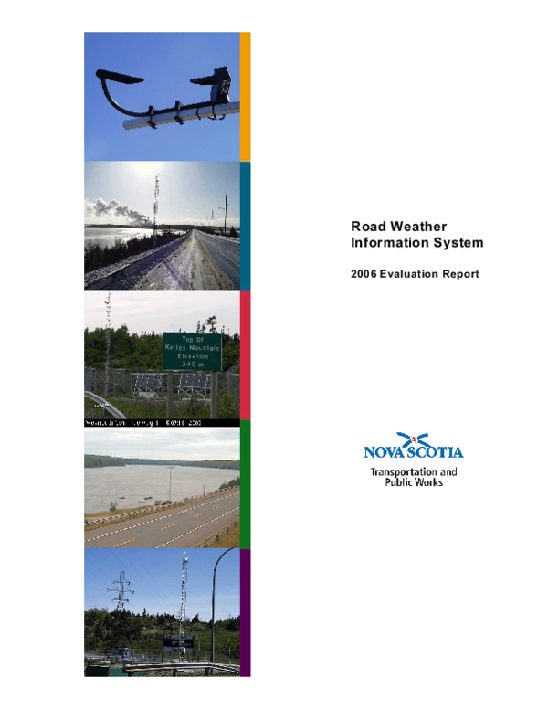 (PDF) Road Weather Information System