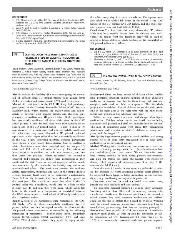 (PDF) SP9 The KidzMed project part 1: pill popping heroes