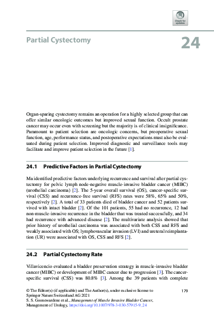 (PDF) Partial Cystectomy