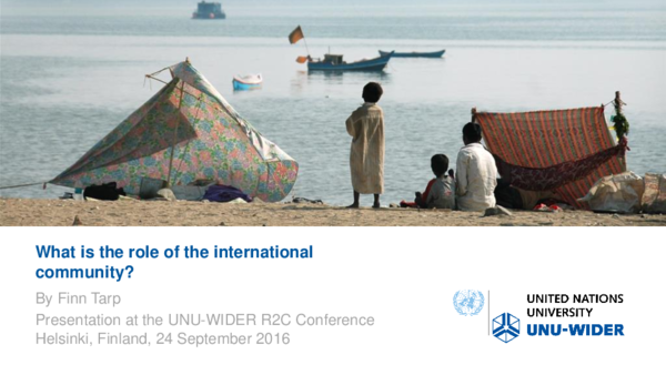 (PDF) The Role of the International Community