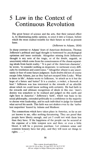 (PDF) Law in the Context of Continuous Revolution