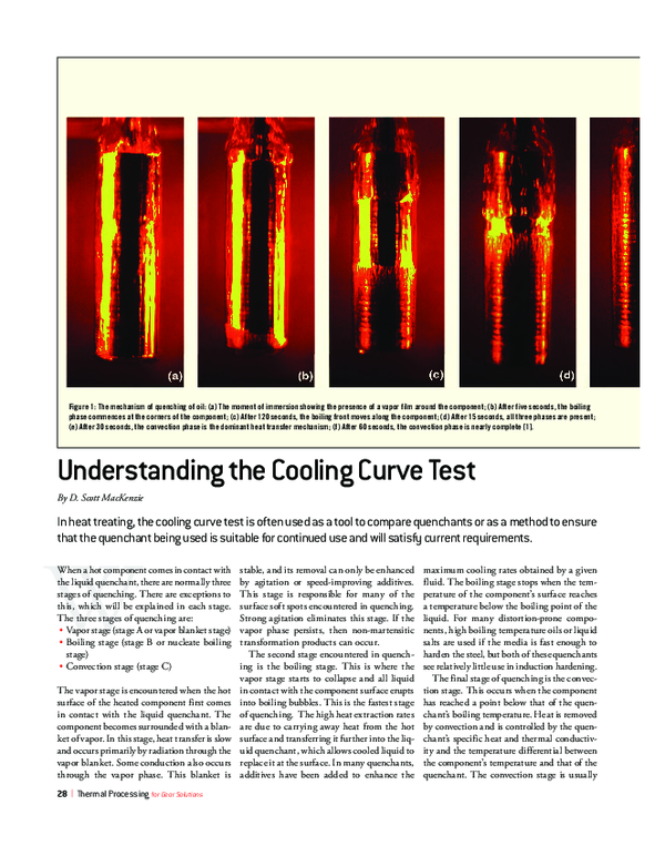 (PDF) Understanding the Cooling Curve Test