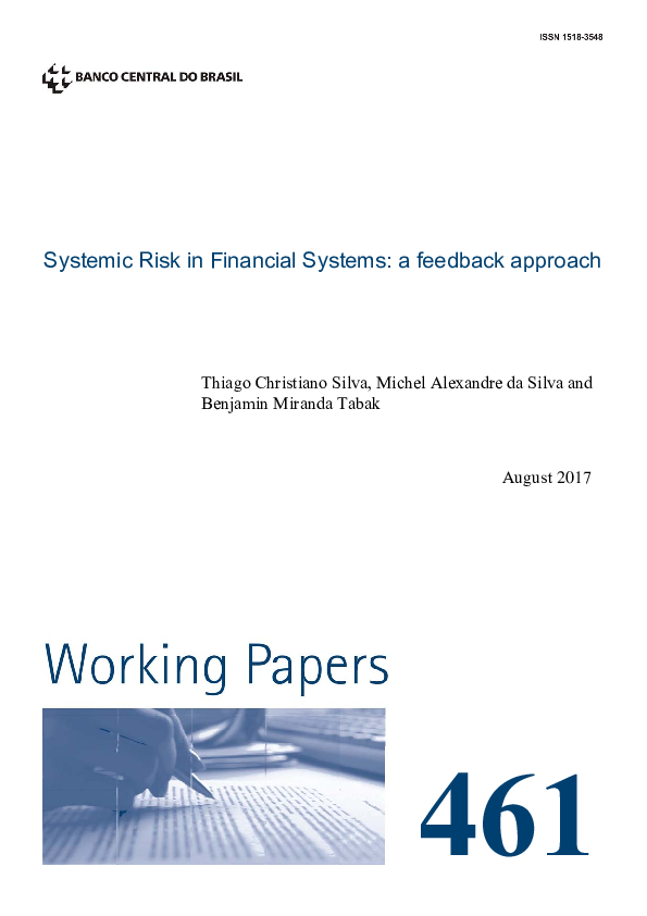 (PDF) Systemic risk in financial systems: A feedback approach