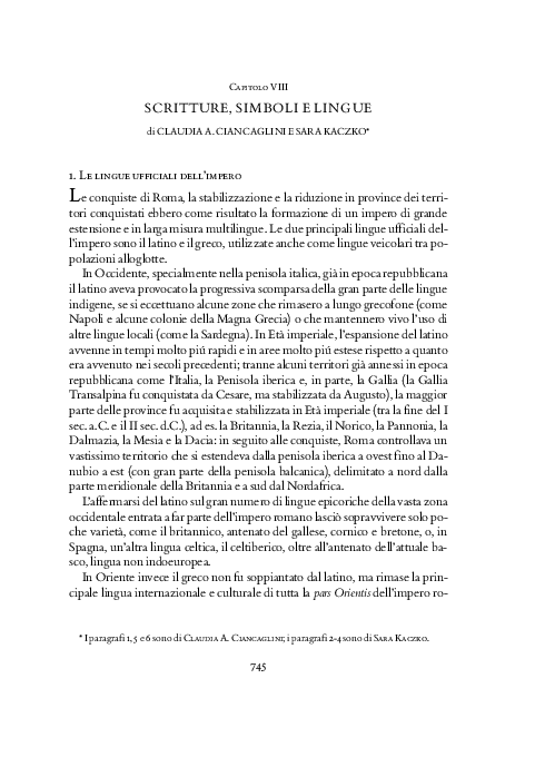 (PDF) Scritture, simboli e lingue, in Storia d'Europa e del ...