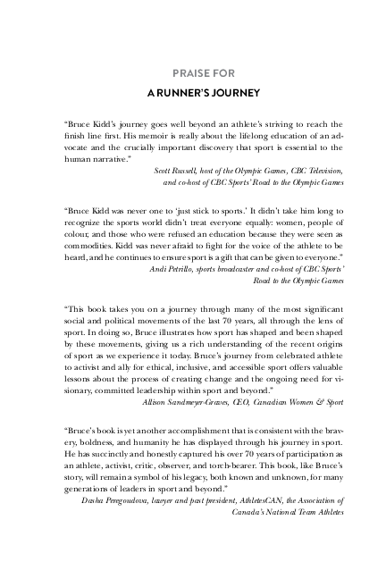 (PDF) A Runner’s Journey