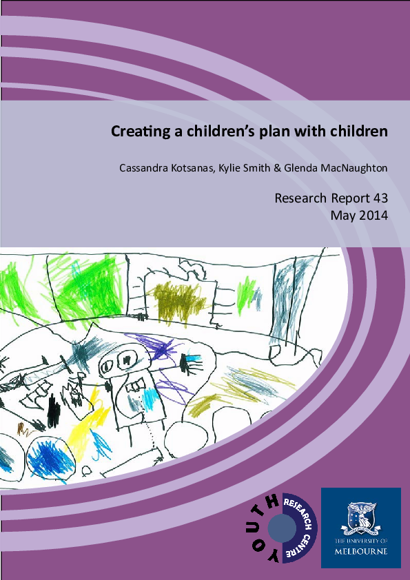 (PDF) Creating a children's plan with children