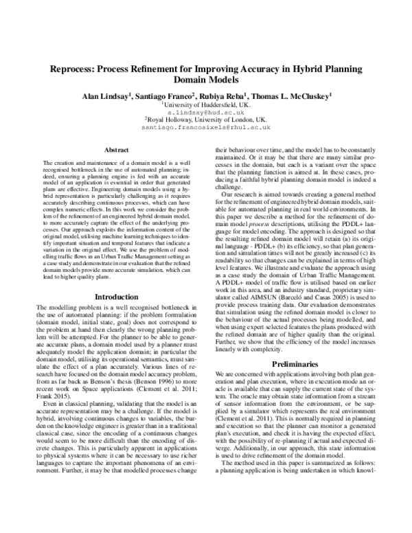 (PDF) Reprocess : Process Refinement for Improving Accuracy in Hybrid ...