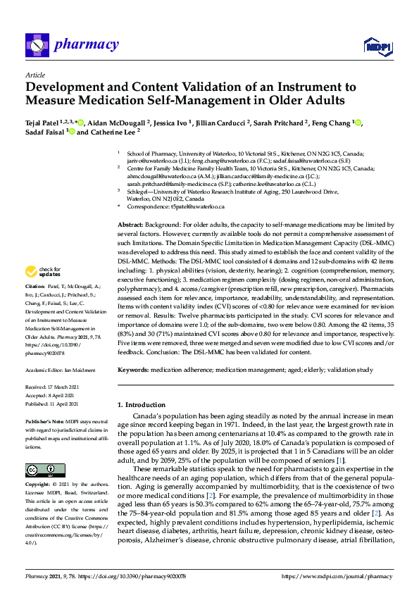 (PDF) Development and Content Validation of an Instrument to Measure ...