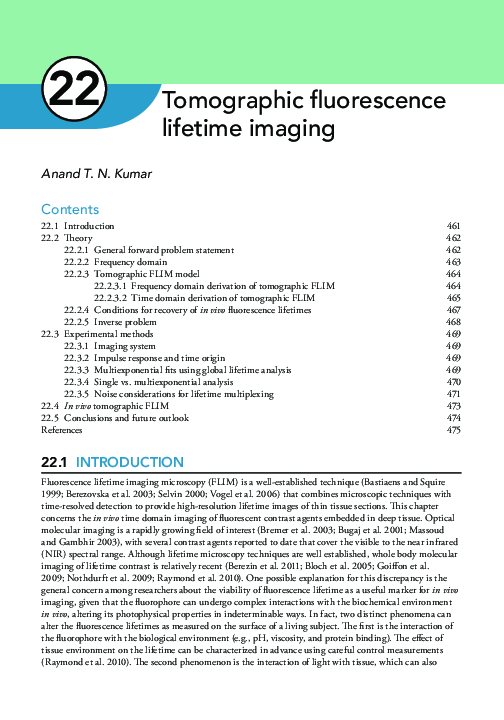 (PDF) Tomographic Fluorescence Lifetime Imaging
