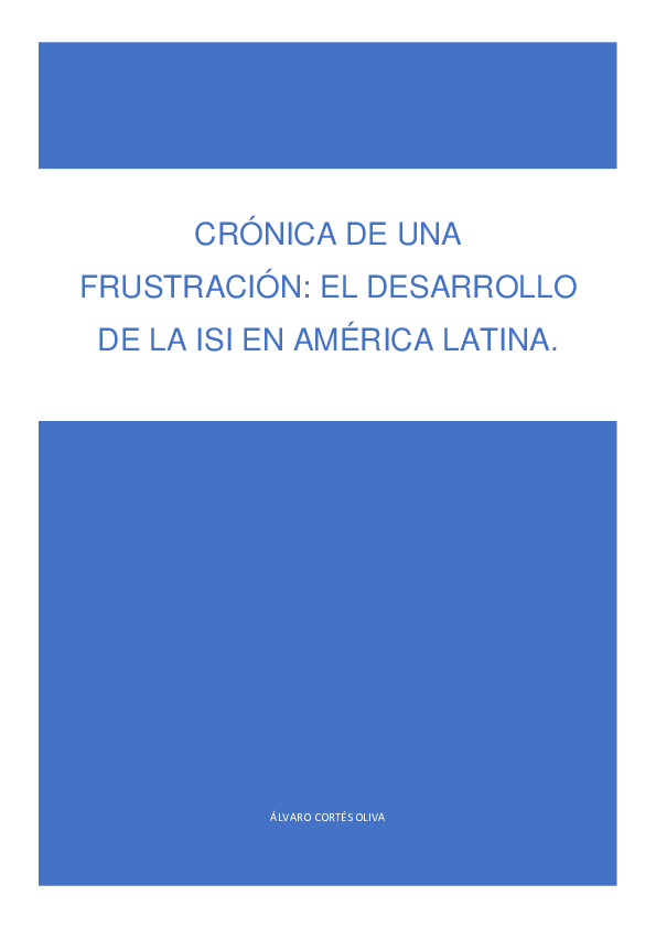 (PDF) La ISI en America Latina