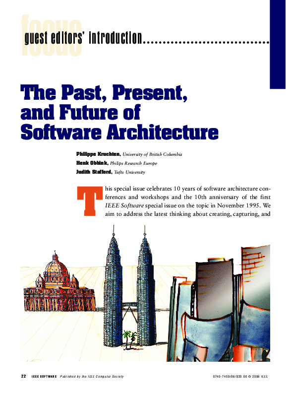 (PDF) The Past, Present, and Future for Software Architecture