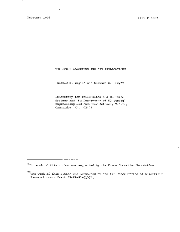 (PDF) The Schur algorithm and its applications