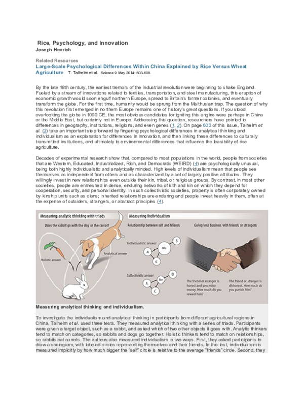 (PDF) Large-Scale Psychological Differences Within China Explained by ...