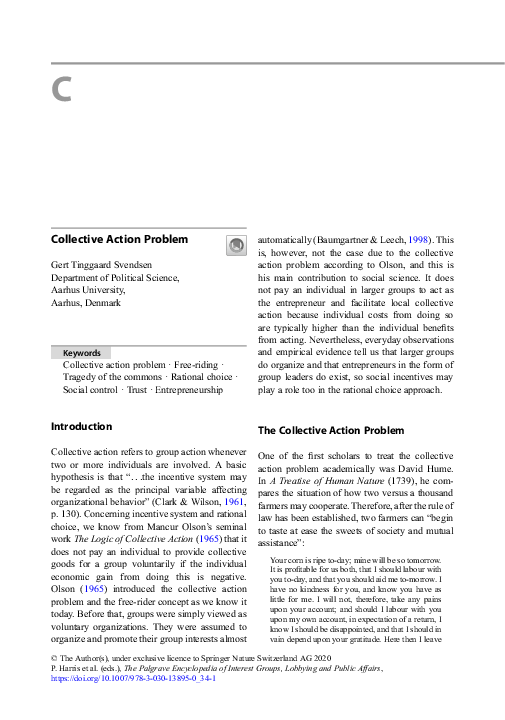 (PDF) Collective Action Problem