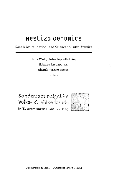 (PDF) Mestizo Genomics