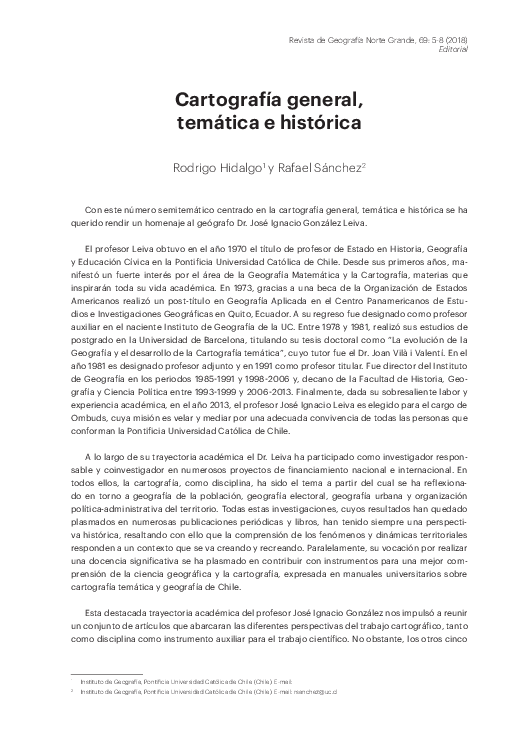 (PDF) Cartografía general, temática e histórica