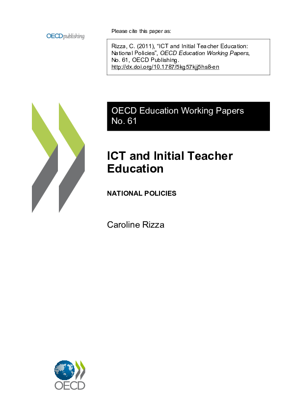 (PDF) ICT and Initial Teacher Education