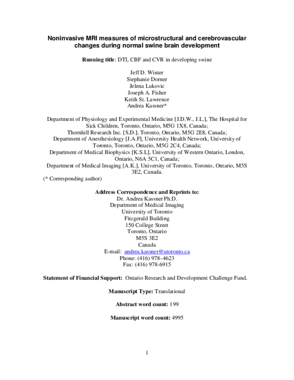 (PDF) Noninvasive MRI Measures of Microstructural and Cerebrovascular ...