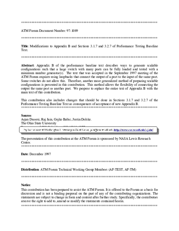 Pdf Appendix B Methodology For Implementing Scalable Test Configurations Bruce Northcote