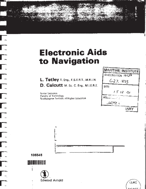 (PDF) Electronic aids to navigation