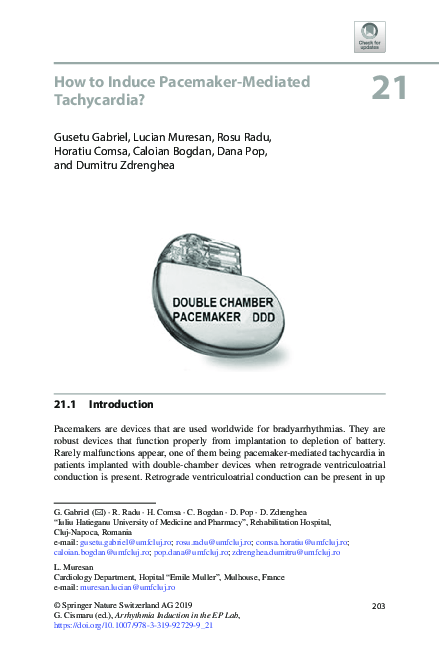 (PDF) How to Induce Pacemaker-Mediated Tachycardia?
