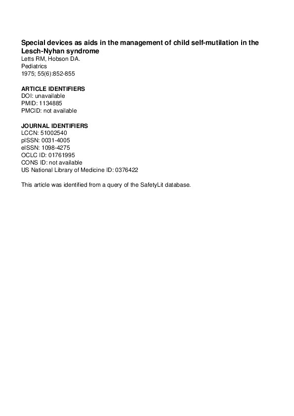 (PDF) Special Devices as Aids in the Management of Child Self ...