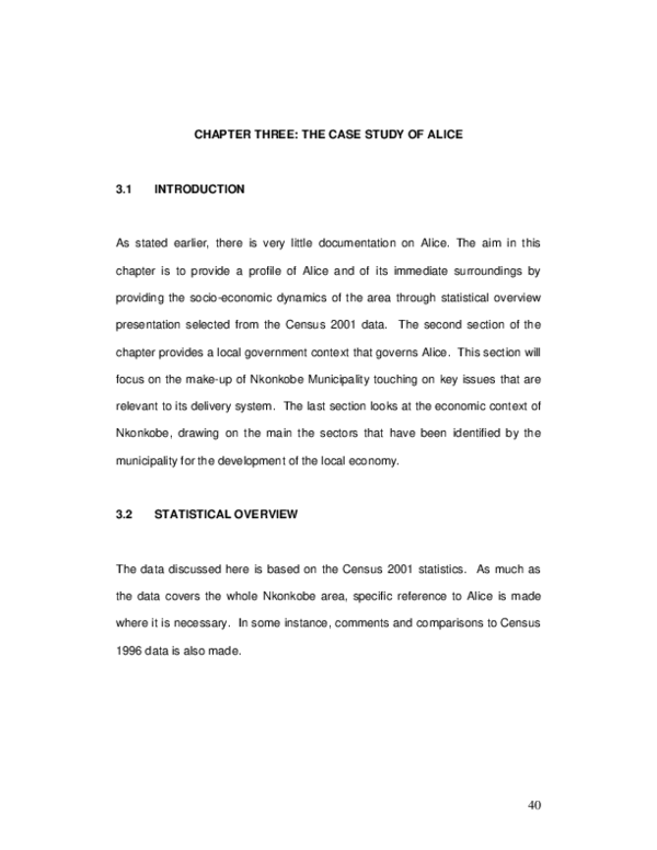 (PDF) Renewal of small town economies: the case of Alice, Eastern Cape ...