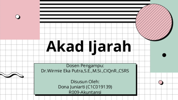(PDF) PPT AKAD IJARAH