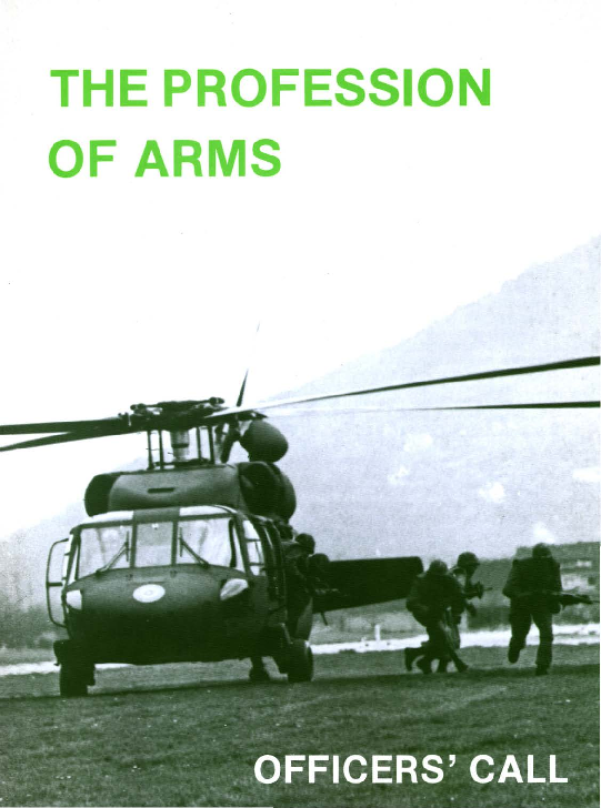 (PDF) A Profession of Arms