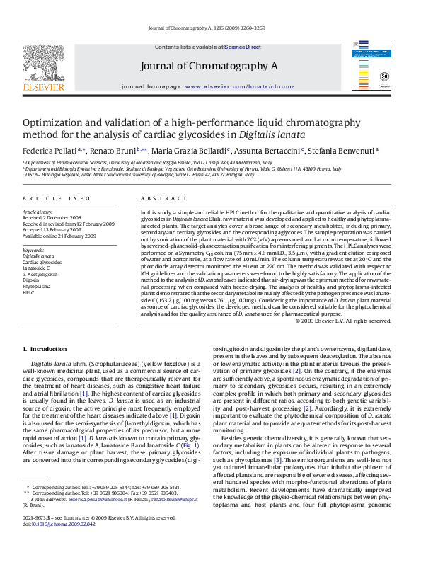 (PDF) Optimization and validation of a high performance liquid chromatography method for the ...