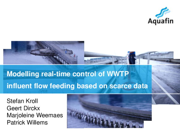 (PDF) Modelling real-time control of WWTP influent flow under data scarcity
