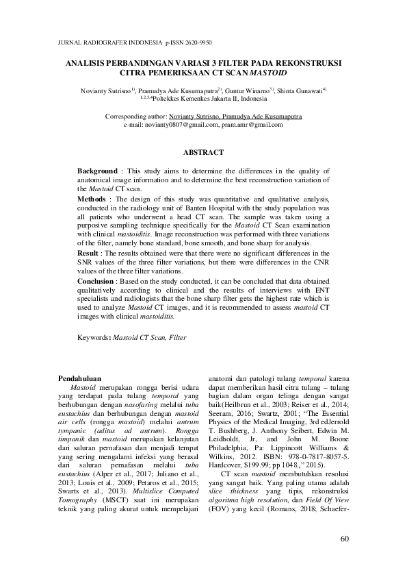 (PDF) Analisis Perbandingan Variasi 3 Filter Pada Rekonstruksi Citra ...