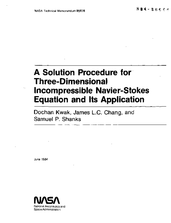 (PDF) Efficient Navier-Stokes Solver for Fluid Flows