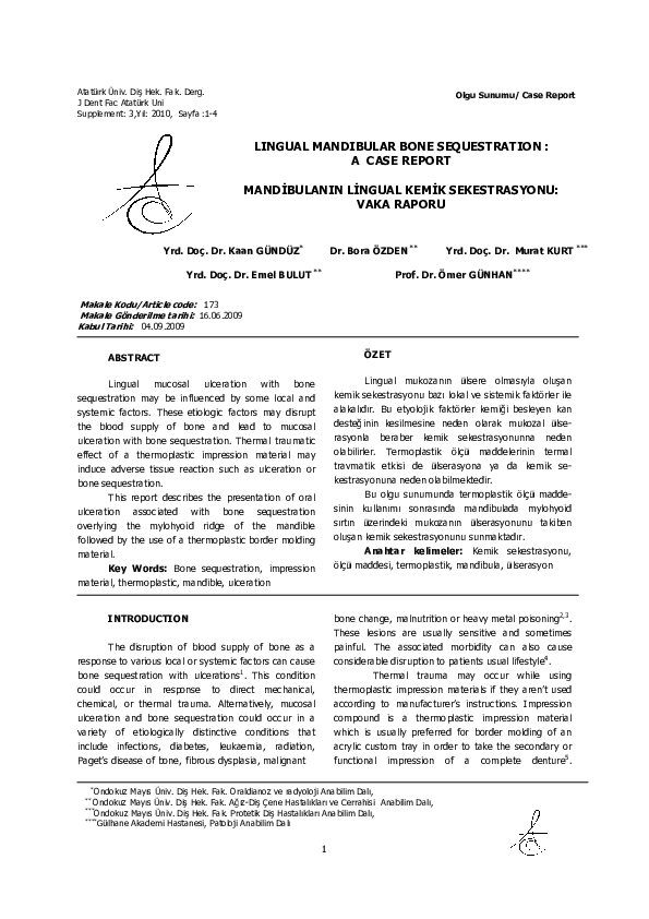 (PDF) Lingual Mandibular Bone Sequestration